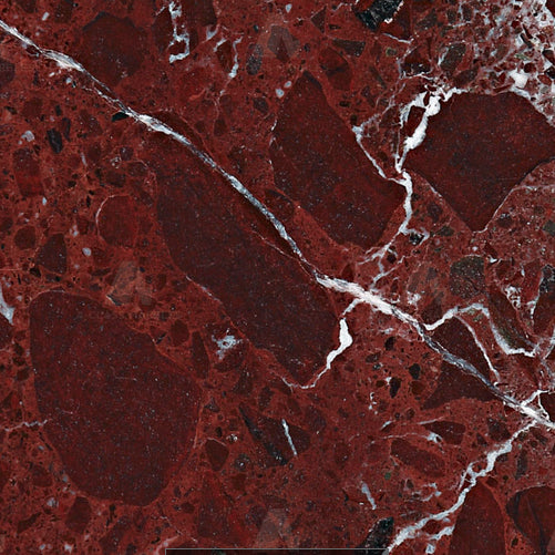 Red Italian Marble: Rich Red Hues and Intricate Veining