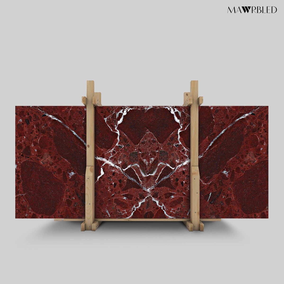 Red Italian Marble: Rich Red Hues and Intricate Veining