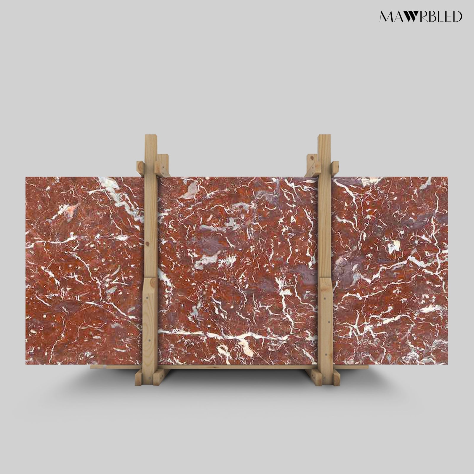 Red Italian Marble: Rich Red Hues and Intricate Veining
