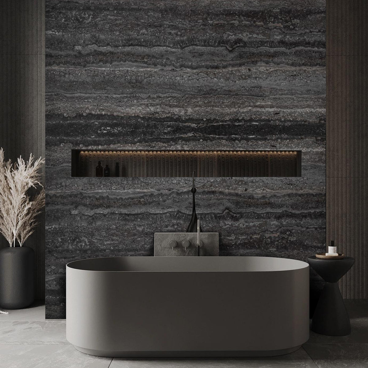 Black Travertine Marble - Experience the Luxury