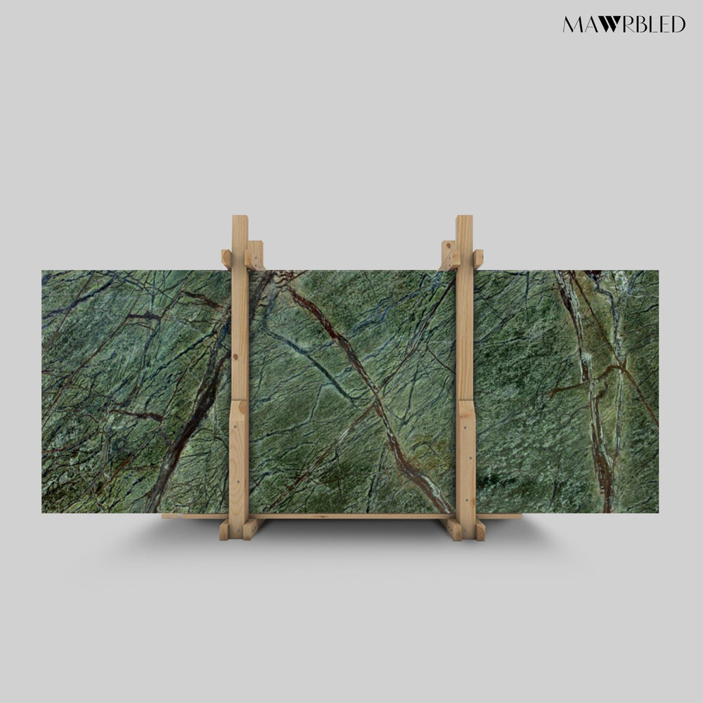 Rainforest Green Granite Countertops