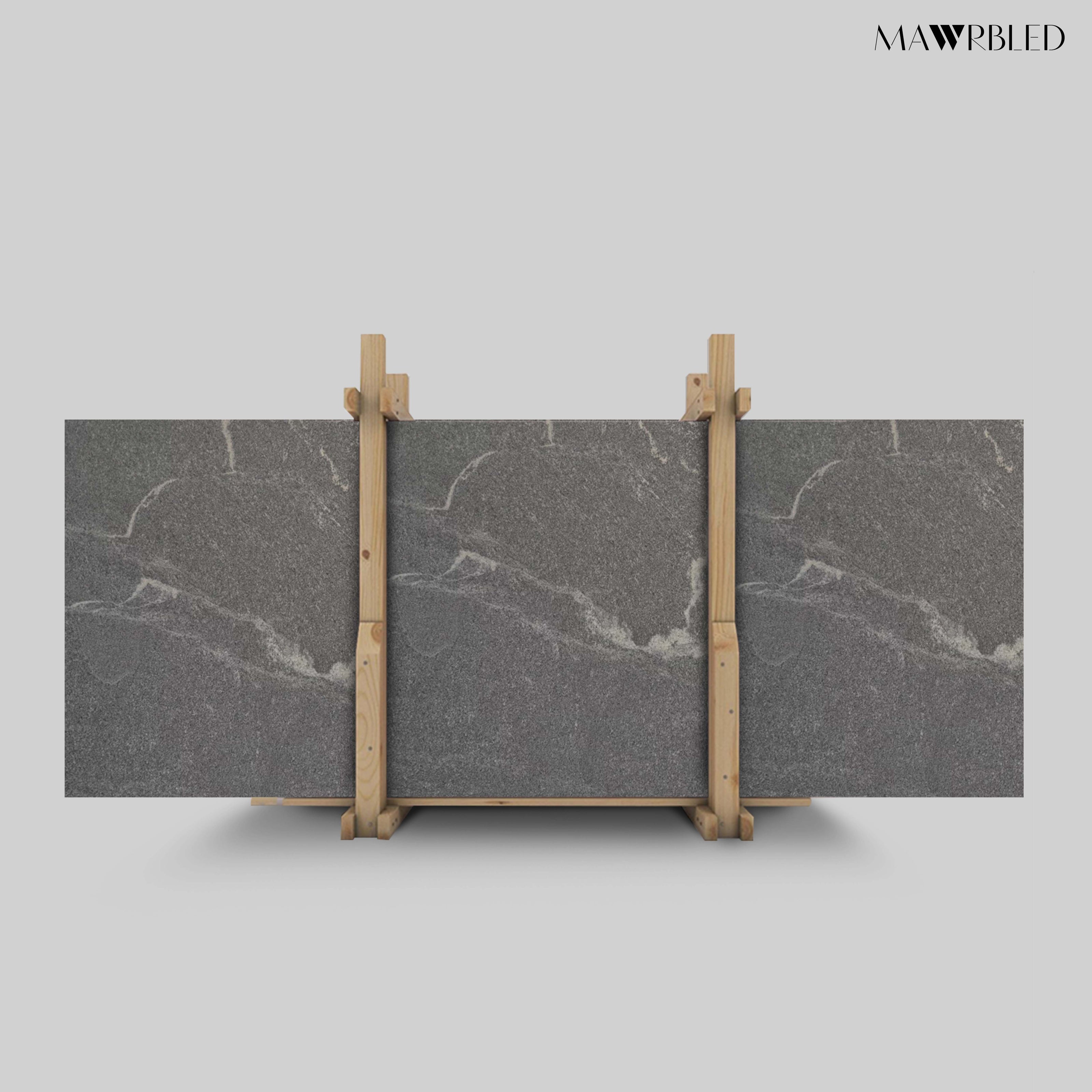 Silver Grey Honed Granite Countertops